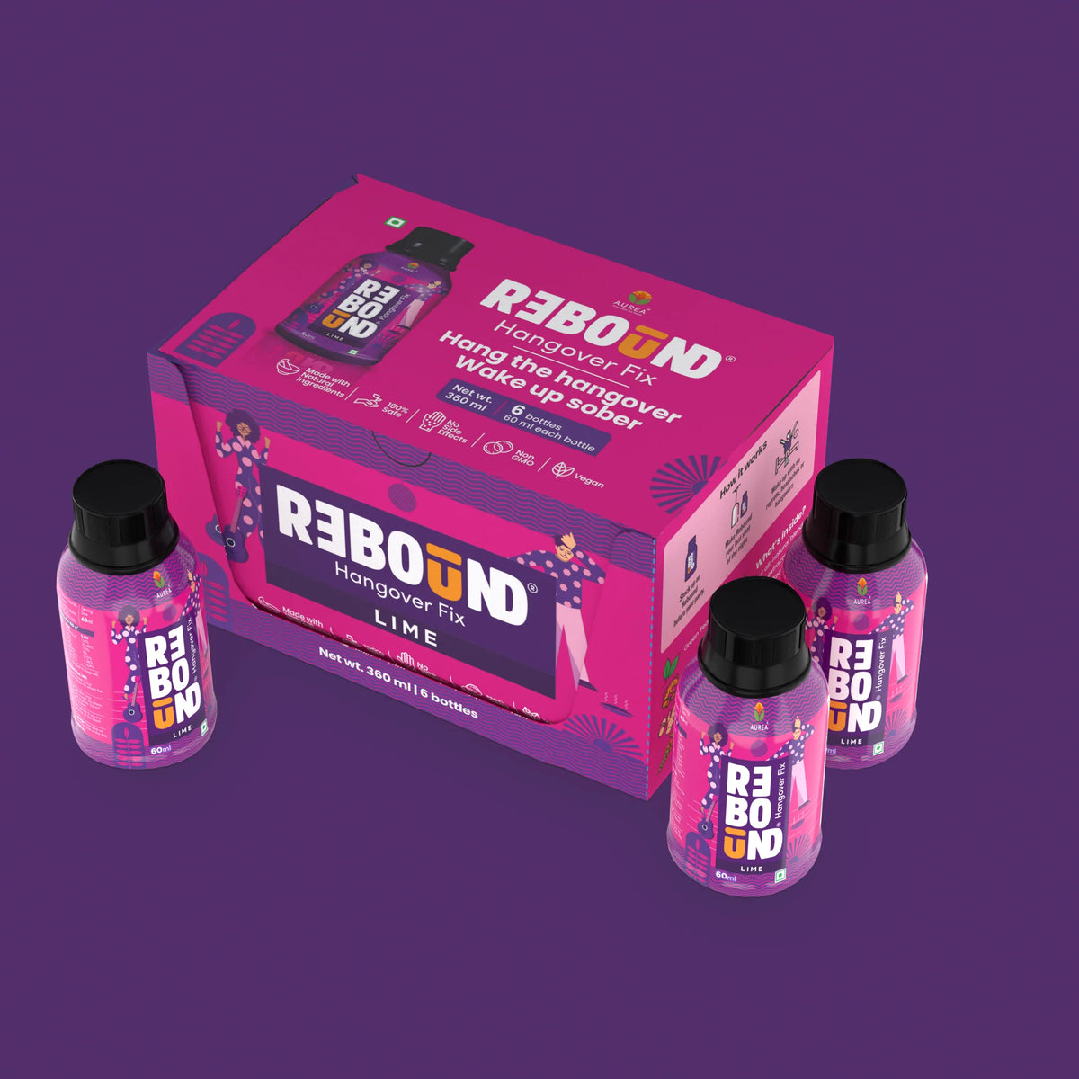 Rebound - 100% Natural Hangover Fix Drink | Rebound